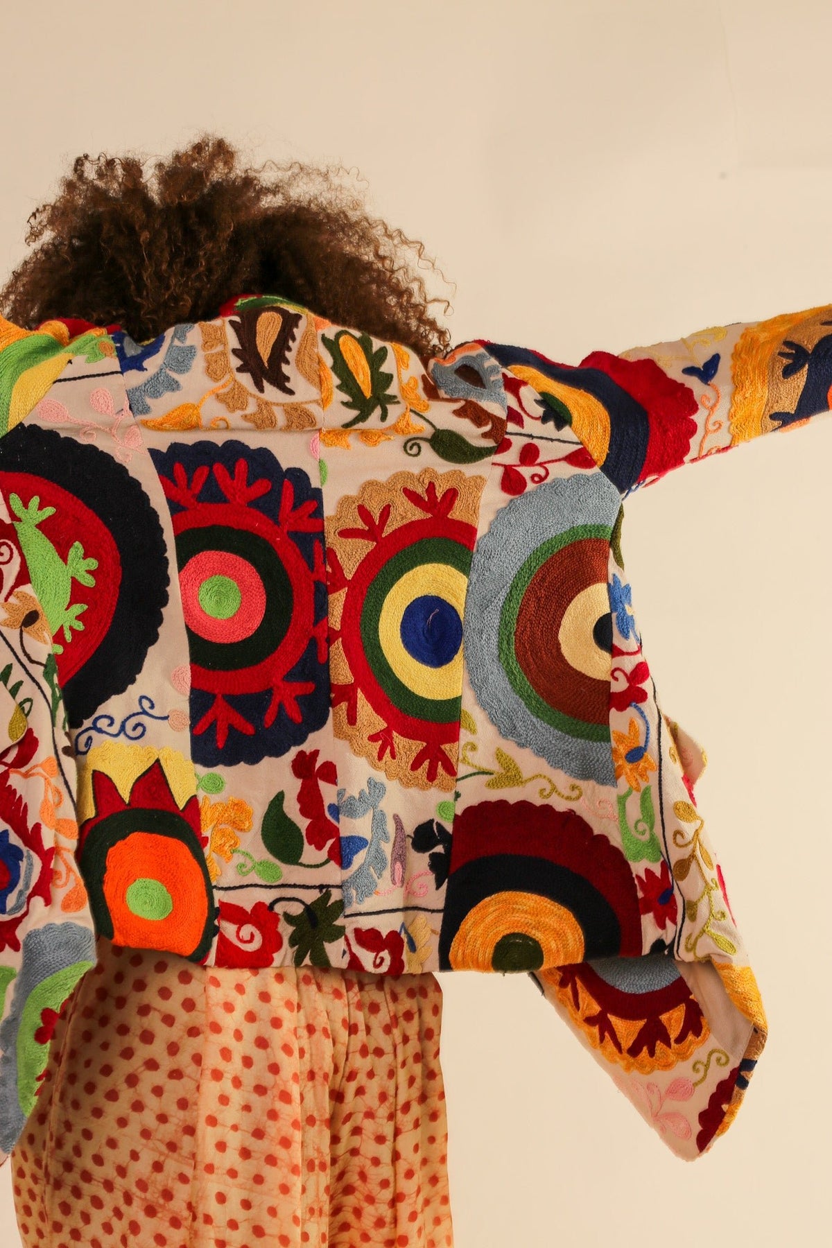 EMBROIDERED JACKET KATIJ, hand made - MOMO NEW YORK - sustainable...