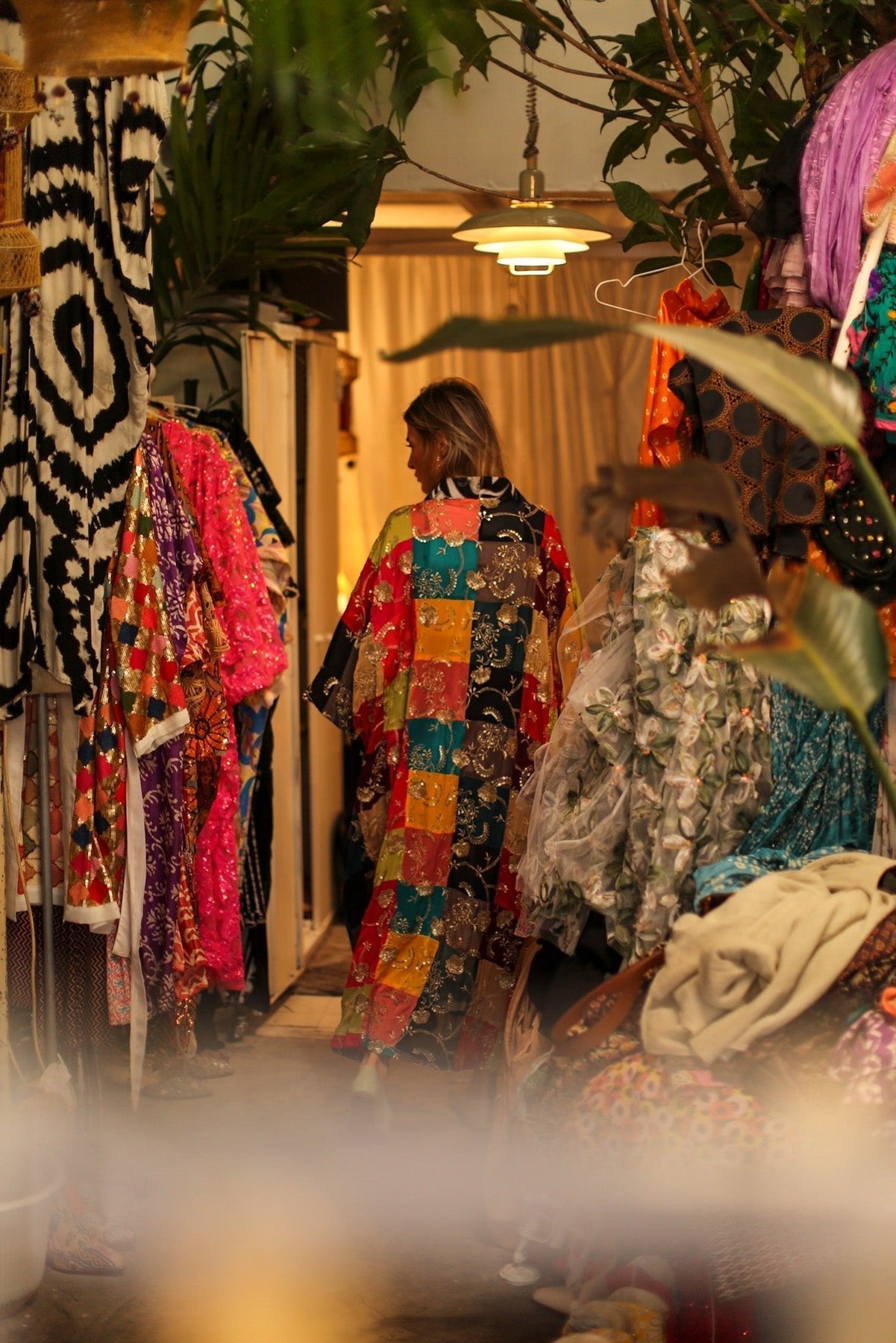 SILK PATCHWORK KIMONO GILLY, hand made - MOMO NEW YORK - sustaina...