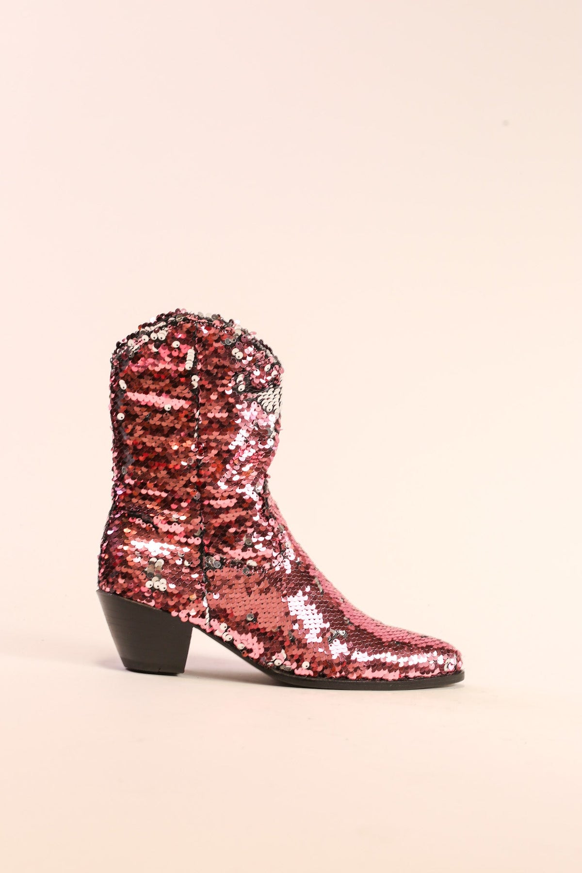 SEQUIN BOOTS | Sustainable Clothing - Slow Fashion - MOMO NEW YORK