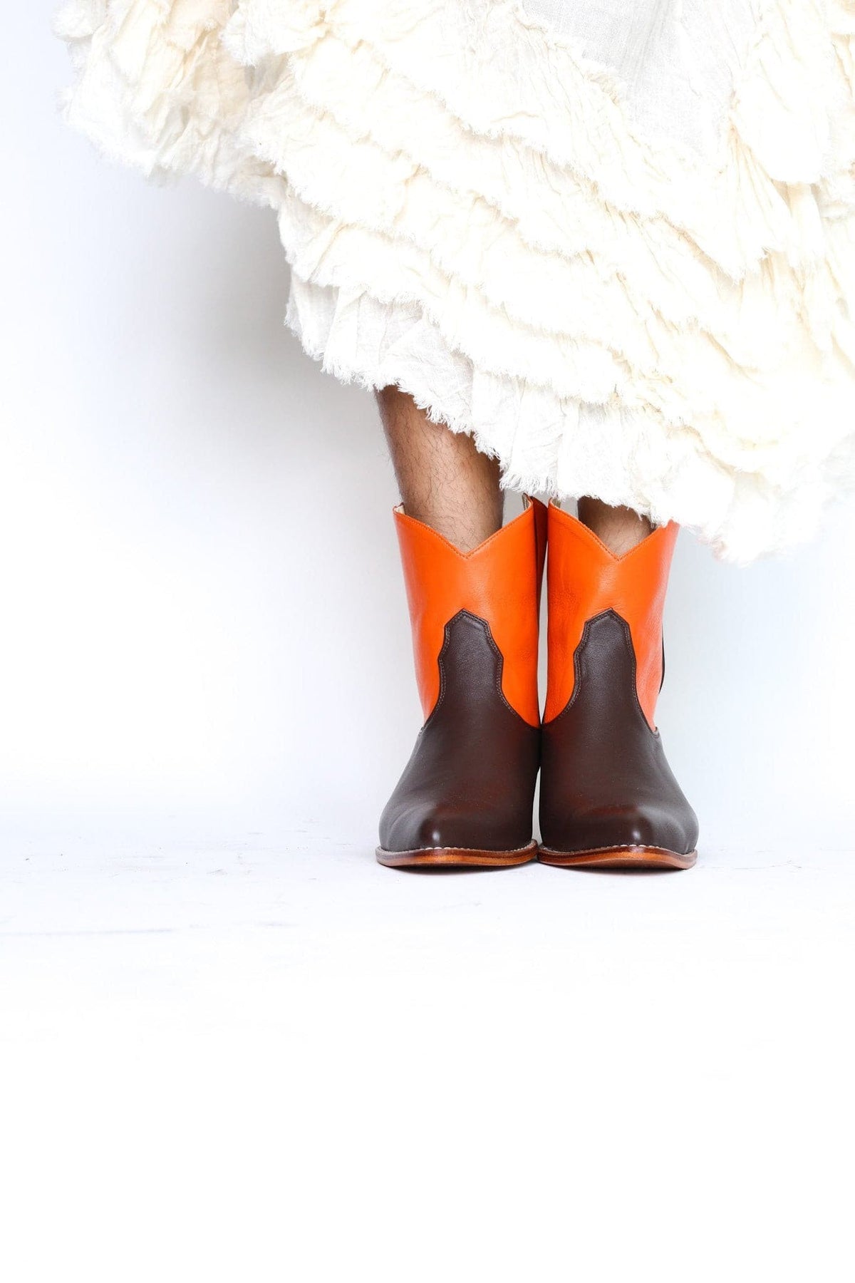 EASY RIDER SHORT BOOTS BOOTIES, hand made - MOMO NEW YORK - susta...