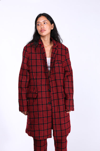 WOOL JACKET COAT JACKIE, hand made - MOMO NEW YORK - sustainable ...